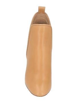 Chloé Leather Chelsea Ankle Boots - Nude