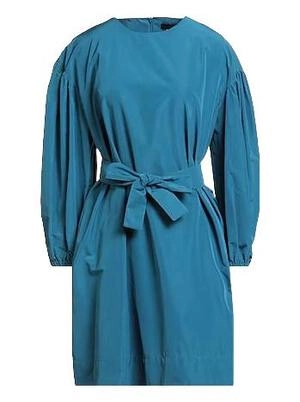 Max Mara Satin Flared Skirt - Blue