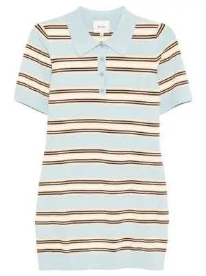 REFORMATION Hadley Knit Dress - Light Blue