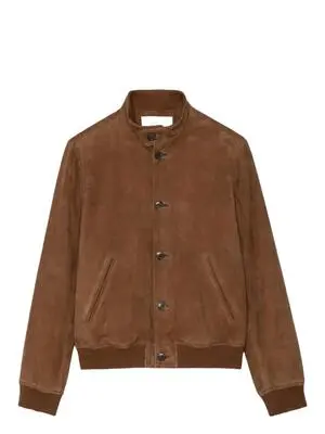 Zadig&Voltaire Lonni Suede Jacket - Brown