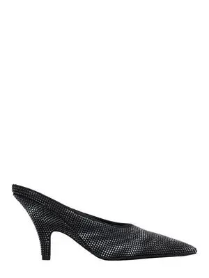 Alexander Wang Irina Crystal Embellished Mules - Black