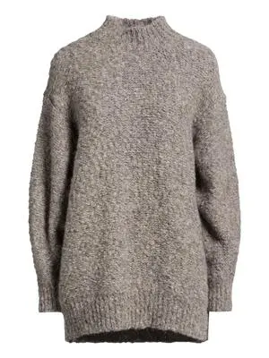 Isabel Marant Étoile Turtleneck Mid-length Knit Sweater - Gray