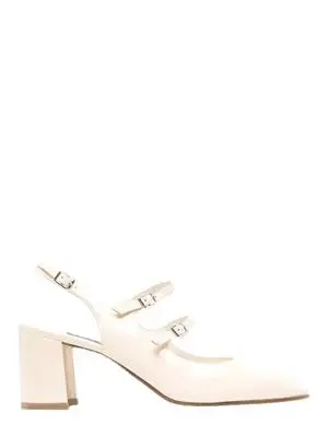 CAREL Banana Slingback Mary Janes - White
