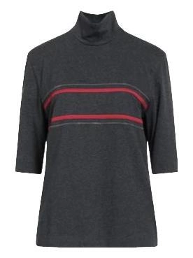 Brunello Cucinelli Solid Color T-shirt - Black