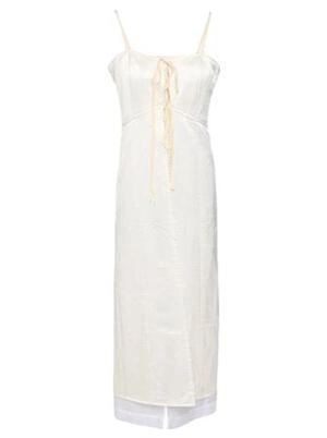 MAISON MARGIELA Mm6 Maison Margiela Satin Flare Dress