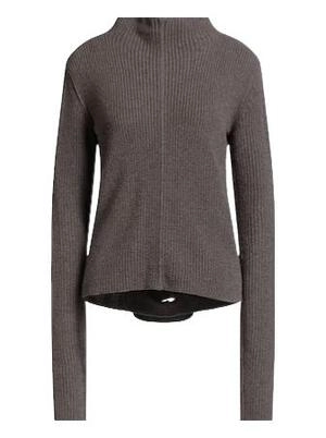 Rick Owens Ribbed Knit Turtleneck - Black