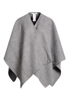 Max Mara Asymmetrical Cape - Gray