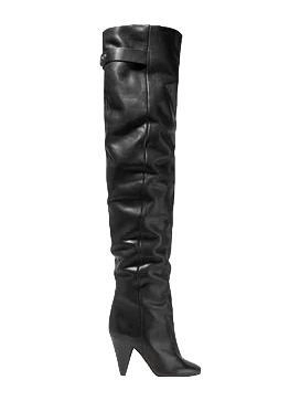 Isabel Marant Étoile Over The Knee Cone Heel Boots - Black