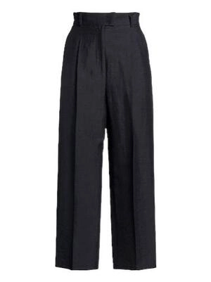Max Mara High Waisted Straight Leg Trousers - Black