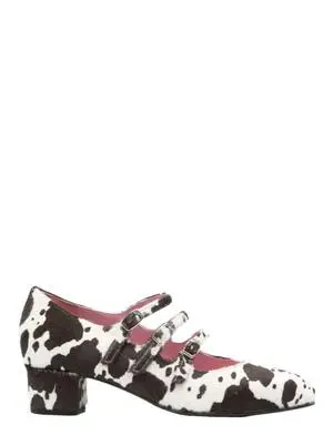CAREL Kina Triple-strap Pumps - Black