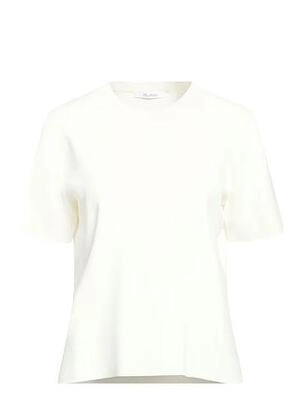 Max Mara Plain Colour Jumpers - White