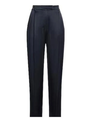Max Mara Straight-leg Satin Trousers - Black