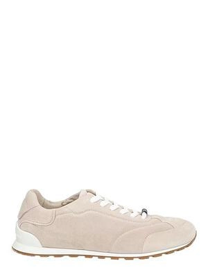 Brunello Cucinelli Suede Low-top Trainers - Nude