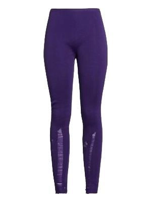 MAISON MARGIELA High-waisted Knit Skinny Leggings - Blue