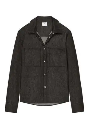 COURREGES Button-up Utility Overshirt - Black