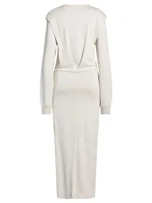 ISABEL MARANT ÉTOILE Isabel Marant Etoile Long Sleeve Crewneck Maxi Dress With Front Slit