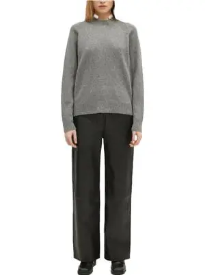 Undercover Raglan Sleeve Button Detail Jumper - Black