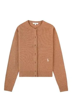 SPORTY  RICH Sporty & Rich Embroidered Button Cardigan - No