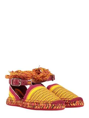 Chloé Espadrille Sandals With Tie Fastening - Red
