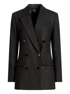 Isabel Marant Étoile Pinstripe Double-breasted Blazer - Black