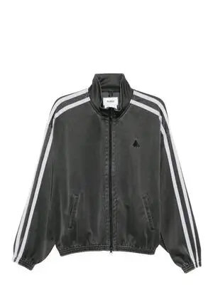 DOUBLET Faded Effect Sports Jacket - Black