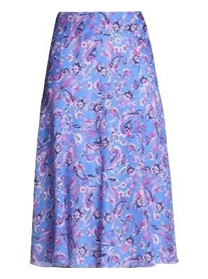 ISABEL MARANT ÉTOILE Isabel Marant Floral Print Satin Jacquard Midi Skirt
