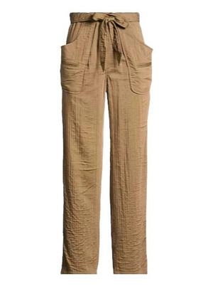 ISABEL MARANT ÉTOILE Isabel Marant Etoile Straight Leg Drawstring Twill Trousers
