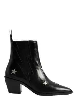 ZADIG&VOLTAIRE Zadig & Voltaire 60mm Tyler Stars Leather Boots