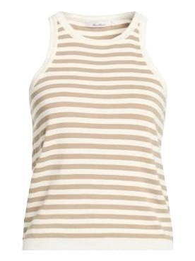 Max Mara Striped Racerback Tank Top - Nude