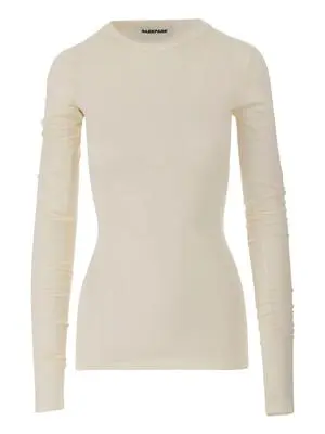 DARKPARK DARKPARK Crew-Neck Long-Sleeve Top Nude