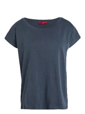 MAXCO. Max&co. Jersey T-shirt With Crewneck - Blue
