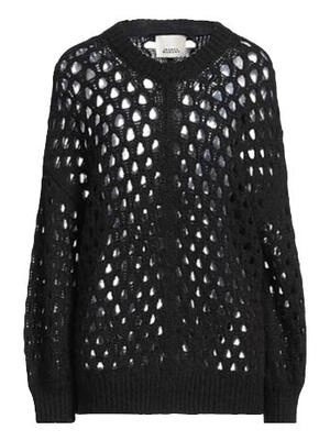 Isabel Marant Étoile Open-knit Crewneck Sweater - Black