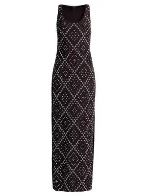 Rag & Bone Sleeveless Embellished Maxi Dress - Black