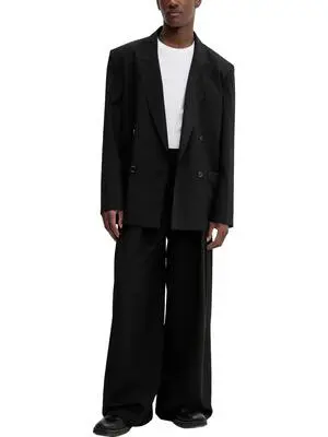 Nanushka Double-breasted Patch-pocket Blazer - Black