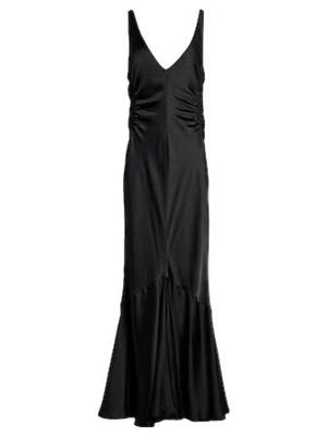 Sportmax Sleeveless V-neck Maxi Dress - Black