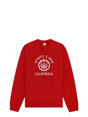 SPORTY  RICH Sporty & Rich Graphic Print Crewneck Sweatshirt - No