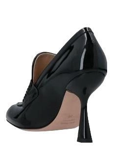 Sportmax Patent Leather High Heel Loafers - Black
