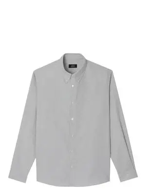 A.p.c. Striped Long-sleeve Shirt - Gray