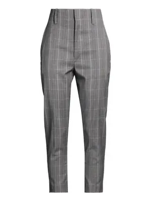Isabel Marant Étoile Tapered Plaid Wool Trousers - Gray