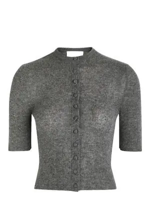 Citizens Of Humanity Button Rib Tabitha Cardigan - Gray