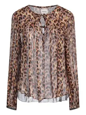 ISABEL MARANT ÉTOILE Isabel Marant Etoile Long Sleeve Top With Shell Pattern