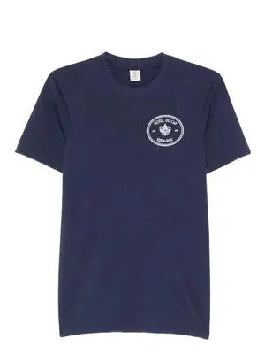 SPORTY  RICH Sporty & Rich Kennedy Graphic Print T-shirt - Blue