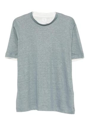 Eleventy Round Neck T-shirt - Blue
