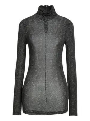 ISABEL MARANT ÉTOILE Isabel Marant Sheer Turtleneck Mesh Top