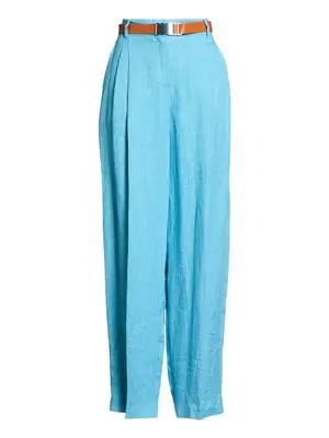 MAX MARA Max Mara Wide-Leg Linen Trousers With Belt