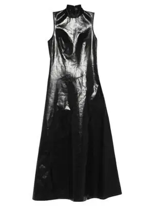 Alexander Wang High Neck Sleeveless Maxi Dress - Black
