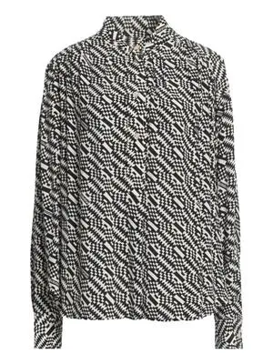 ISABEL MARANT ÉTOILE Isabel Marant Etoile Geometric Print Long Sleeve Top