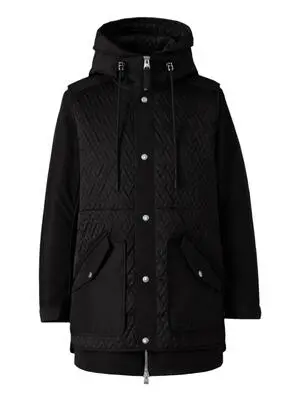Mackage Melda Quilted Hooded Jacket - Black