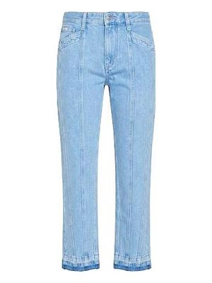 Isabel Marant Étoile Medium Wash Tapered Denim Trousers - Blue