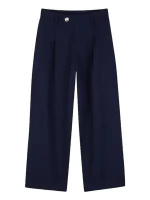 Zadig&Voltaire Pleated Wide-leg Trousers - Black